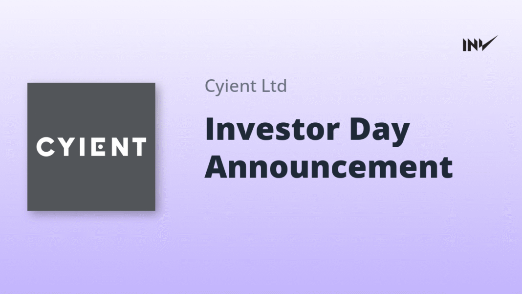 Cyient Investor Day Scheduled for December 11, 2025 in Mumbai | InvestyWise