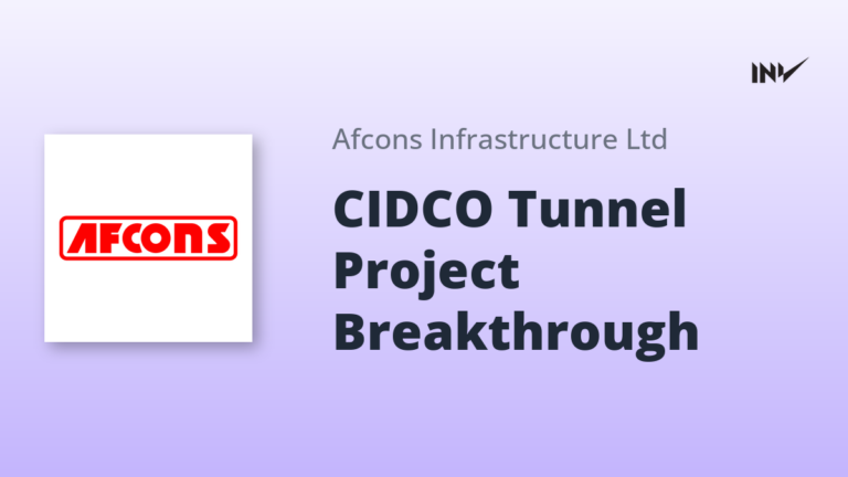 Afcons Breakthrough Achieved in CIDCO Water Tunnel Project, Completion ...