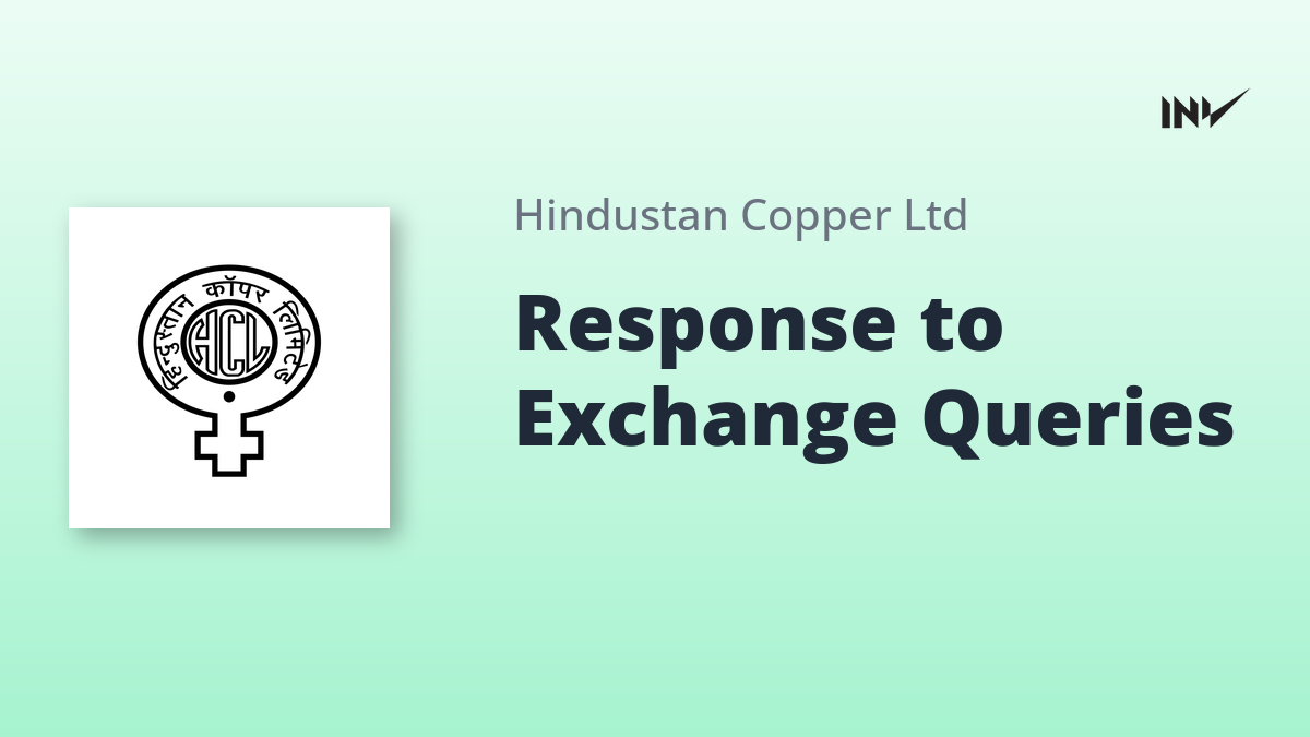 Hindustan Copper Clarification on Price Movement | InvestyWise