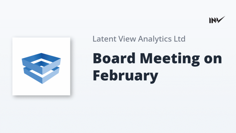 Latent View Analytics Board to Consider Unaudited Financial Results on ...