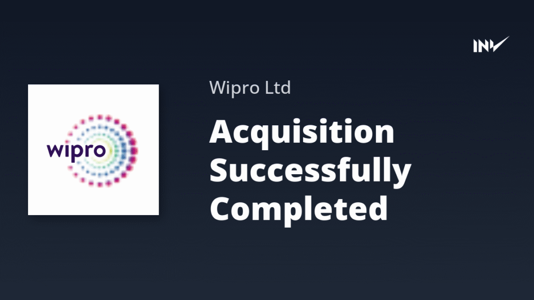 Wipro Completes Acquisition of Harman Connected Services Inc. | InvestyWise