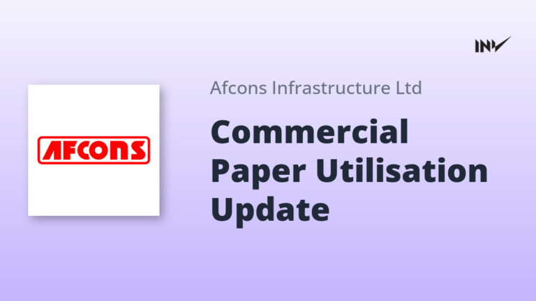 Afcons Commercial Paper Utilization Certificate for Quarter Ended ...