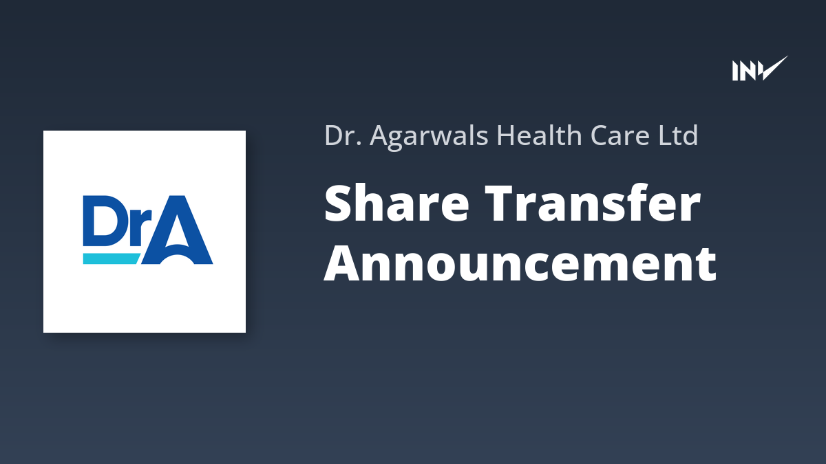Dr. Adil Agarwal Inter-Se Transfer of Shares in Health Care Limited ...