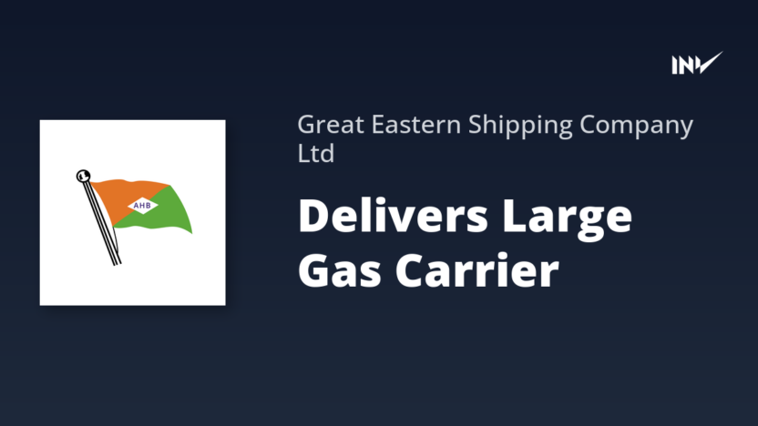 Great Eastern Shipping Takes Delivery of Very Large Gas Carrier 'Jag ...