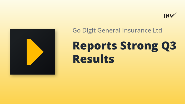 Go Digit Reports Q3 Results, Premium Income at ₹2,500 Crore | InvestyWise