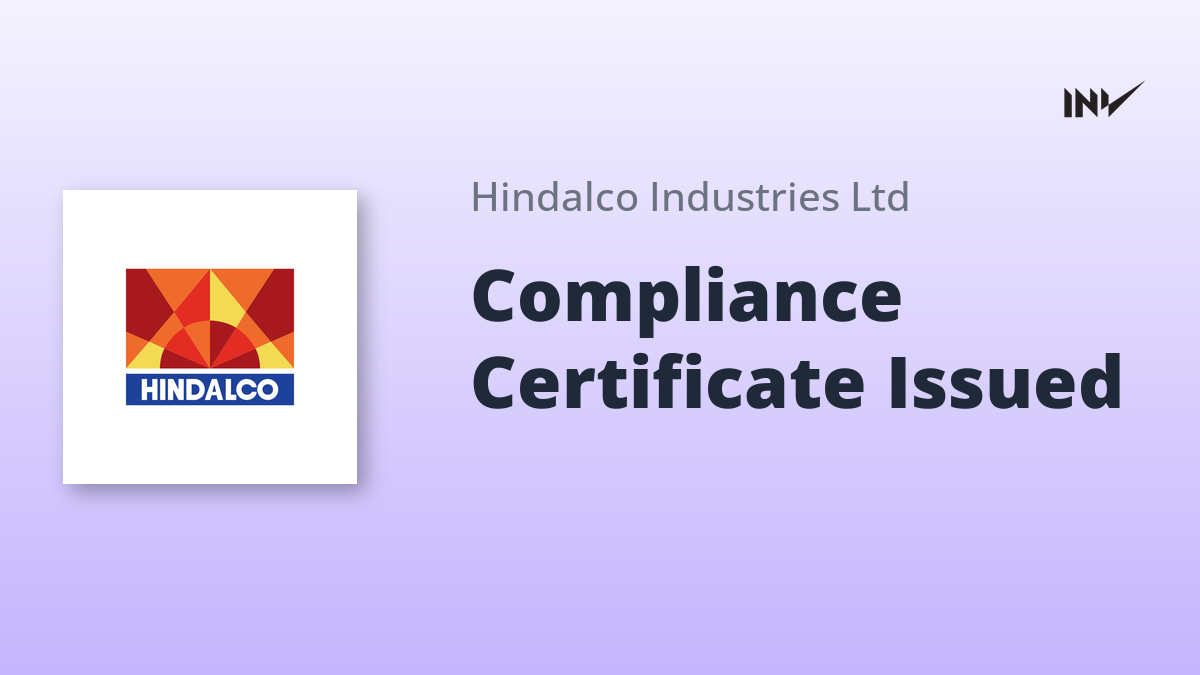 Hindalco Industries Compliance Certificate for Quarter Ended December ...