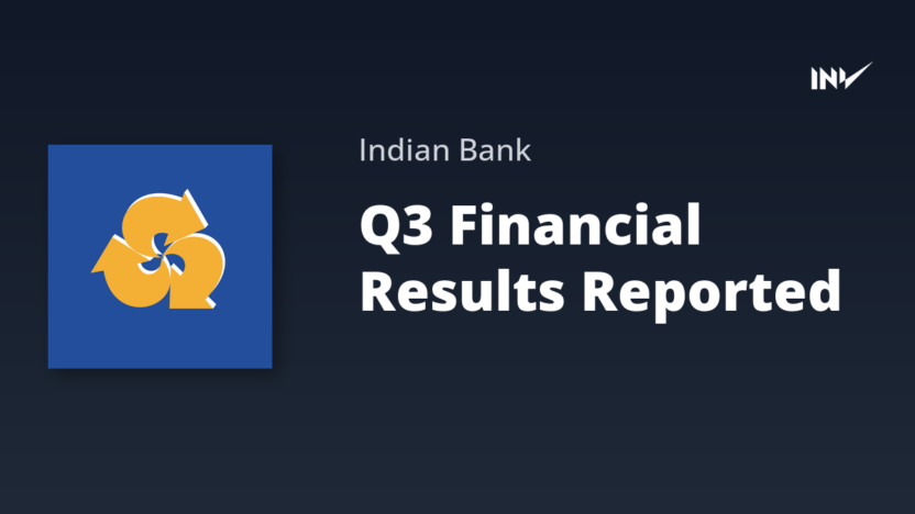 Indian Bank Reports Financial Results for Q3 2026 | InvestyWise