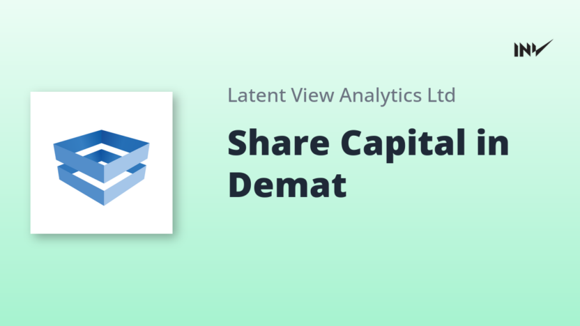 Latent View Analytics Certificate on Share Capital Held in Demat Mode ...