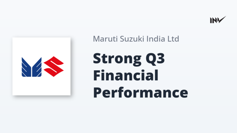 Maruti Suzuki India Q3 FY26 Financial Results and Key Highlights ...