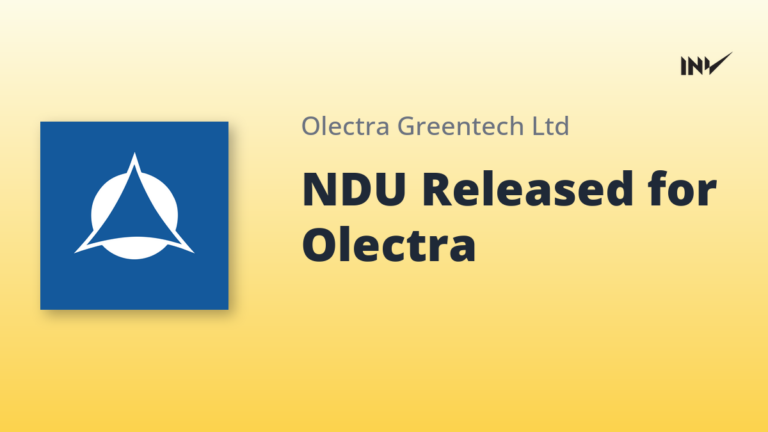 MEIL Holdings Release of Non-Disposal Undertaking for Olectra Greentech ...