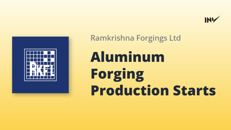 Ramkrishna Forgings Commences Production at New Aluminum Forging ...