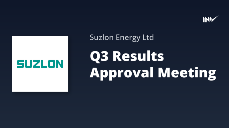 Suzlon Energy Ltd Board Meeting to Approve Q3 FY26 Results | InvestyWise