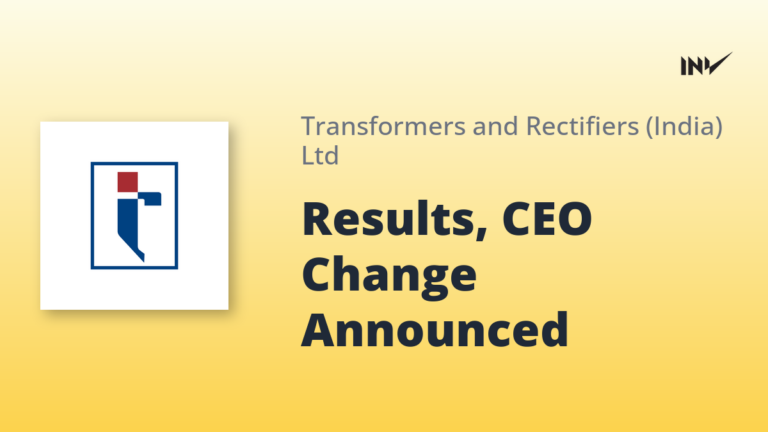 Transformers and Rectifiers Unaudited Results, CEO Appointment, and ...