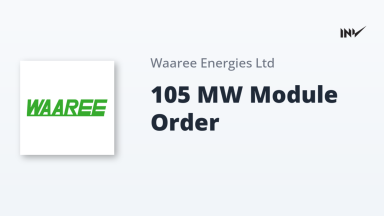 Waaree Energies Secures Order for 105 MW Solar Modules | InvestyWise