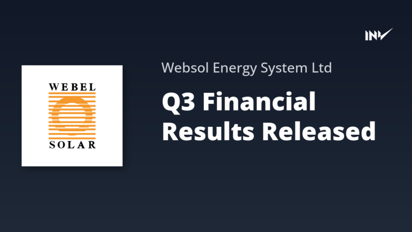 Websol Energy Unaudited Financial Results for Q3 2026 | InvestyWise