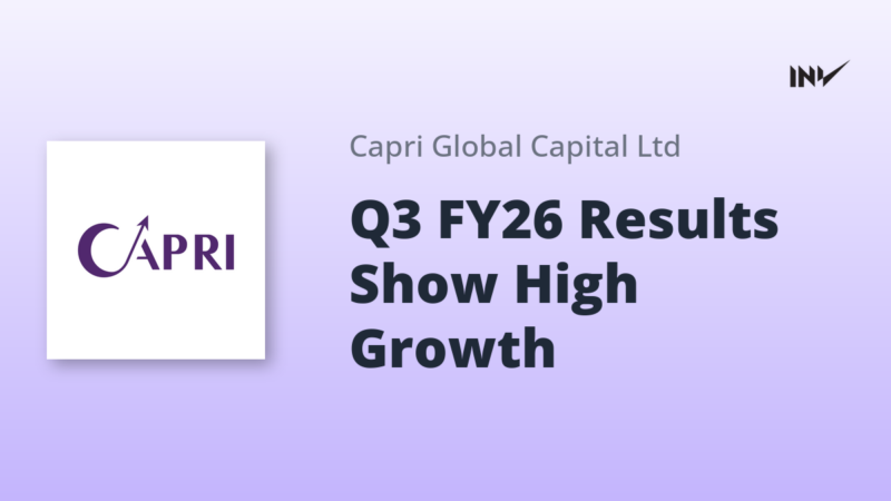 Capri Global Capital Strong Q3 FY26 Performance Highlights Robust ...