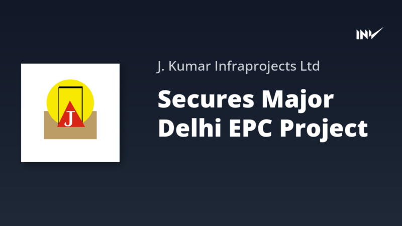 J. Kumar Infraprojects Limited Awarded ₹615.53 Crore EPC Contract for ...