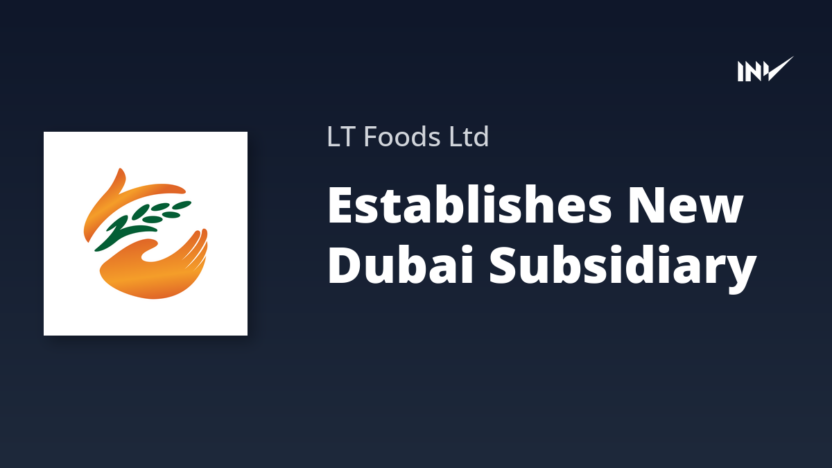 LT Foods Announces Incorporation of New Wholly Owned Subsidiary in ...
